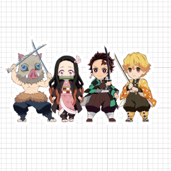 Demon Slayer Sticker Png - Etsy