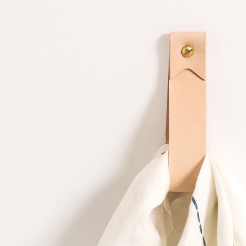 Leather Wall Hanging Strap Wall Hook Hanging Storage Home | Etsy