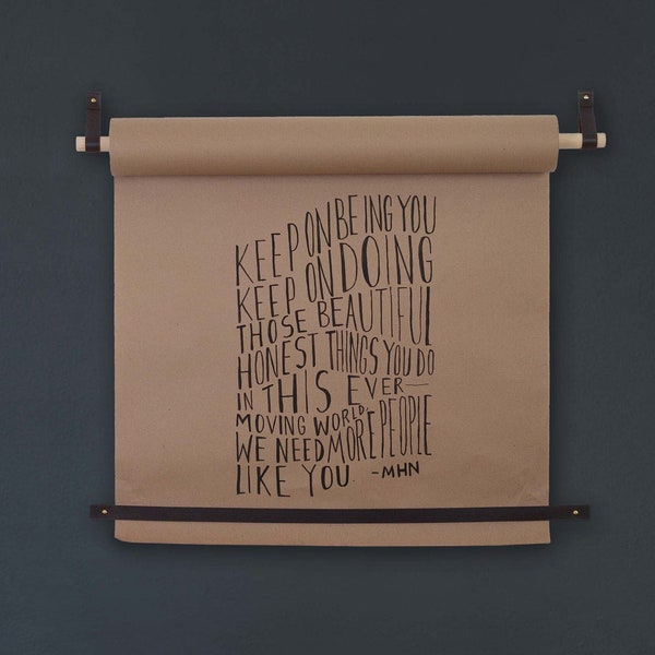 Hanging Note Roll - Etsy