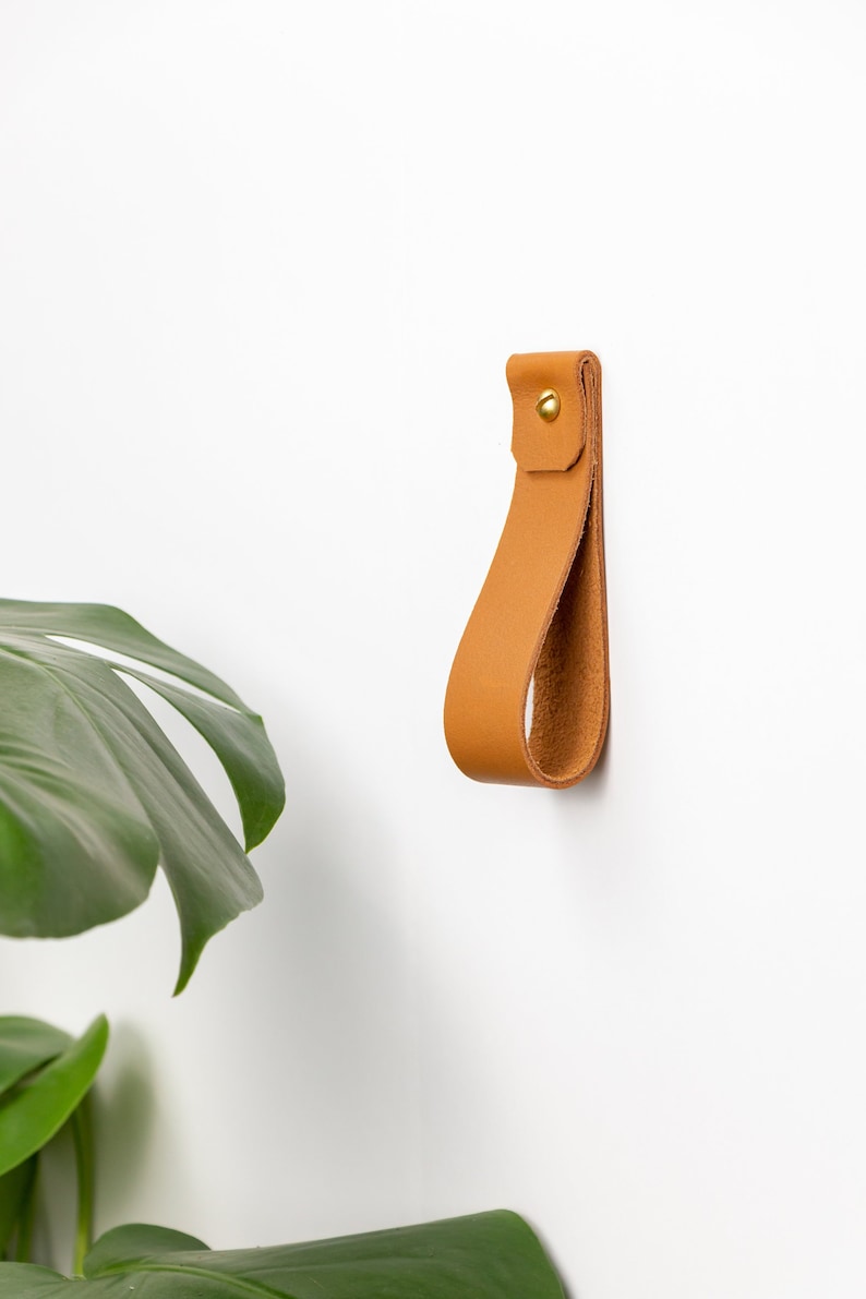 Leather Paddle Display Strap Wall Hanging Decor Horizontal Boat Oar ...