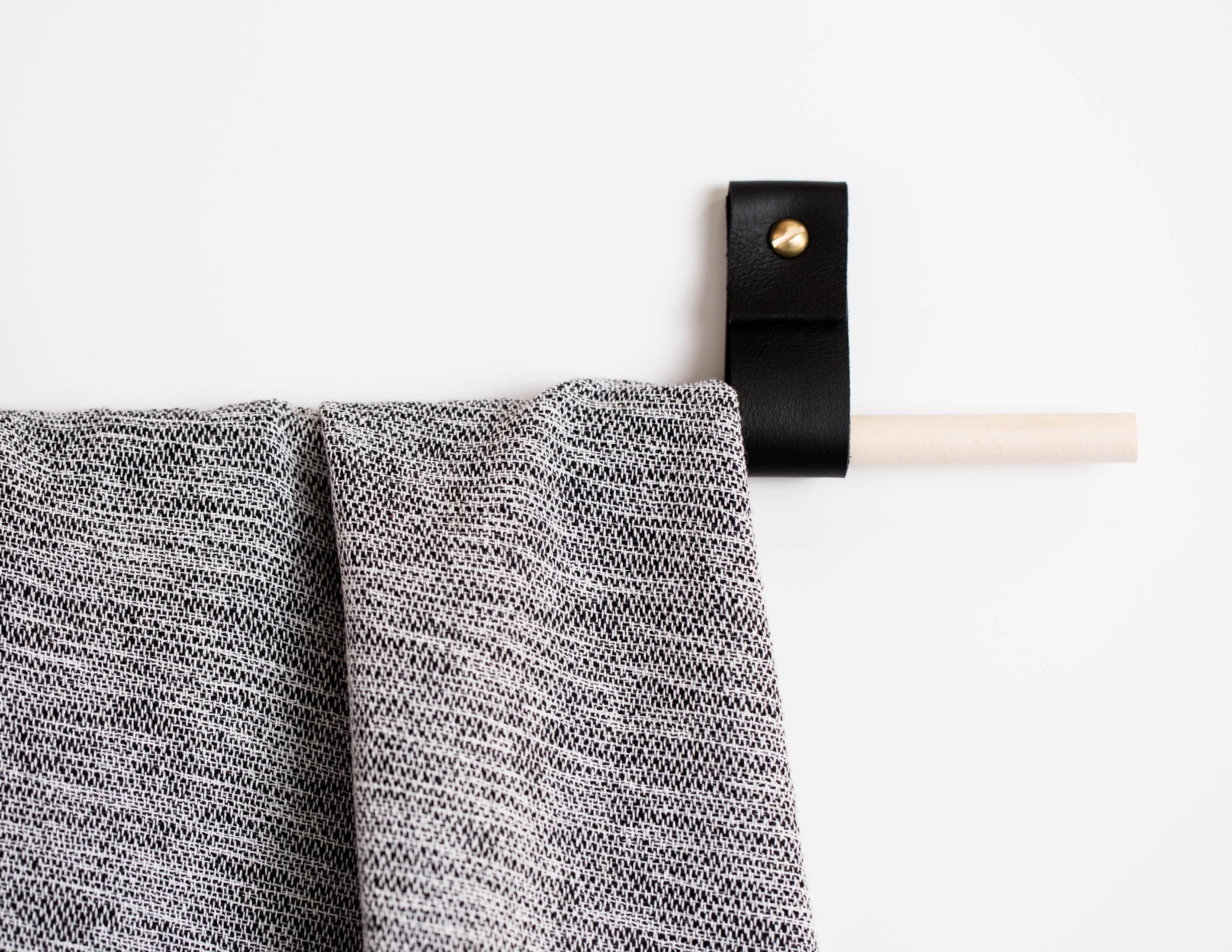 Small Leather Strap Brass Ring Wall Hook Wall Hanging Storage - Etsy UK