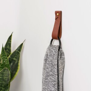 Leather Wall Hanging Strap Wall Hook Hanging Storage Home Decor Leather ...