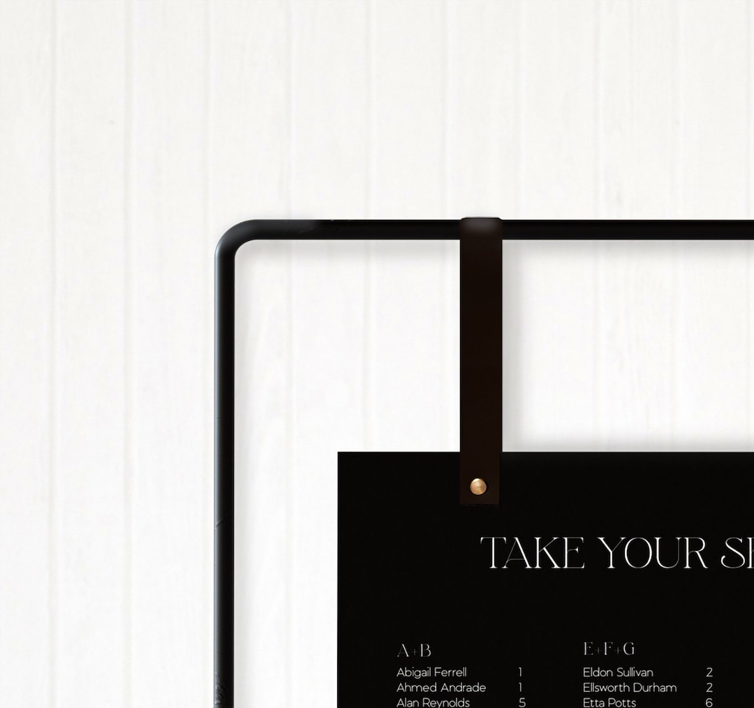 Leather Hanging Sign Strap for Barn, Farm & Ranch Wedding Decor Signage ...