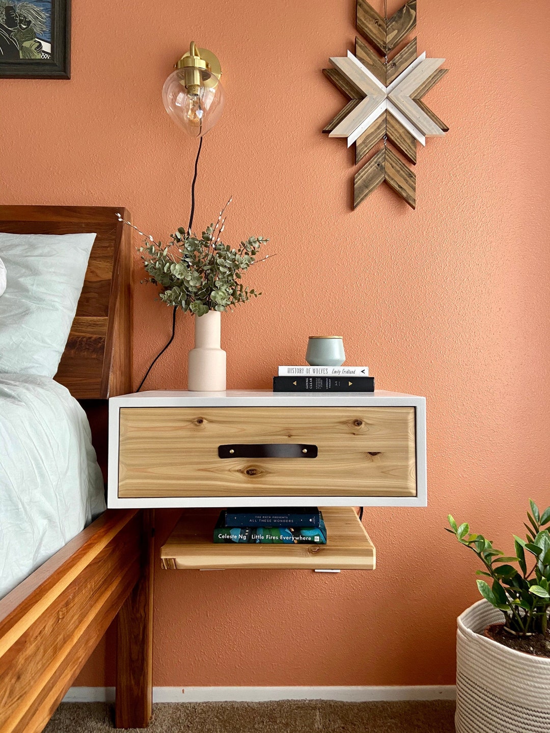 Leather Handle Round End - Minimal Drawer Pull Modern Cupboard Handles ...