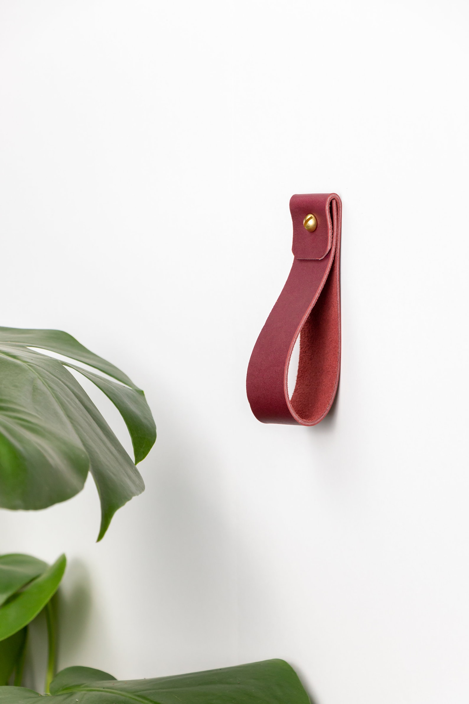 Leather Wall Hanging Strap Wall Hook Hanging Storage Home | Etsy