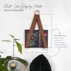 Leather Hanging Display Holder for Kitchen Cutting Board Charcuterie ...