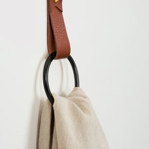 Leather Wall Hanging Strap Wall Hook Hanging Storage Home Decor Leather ...