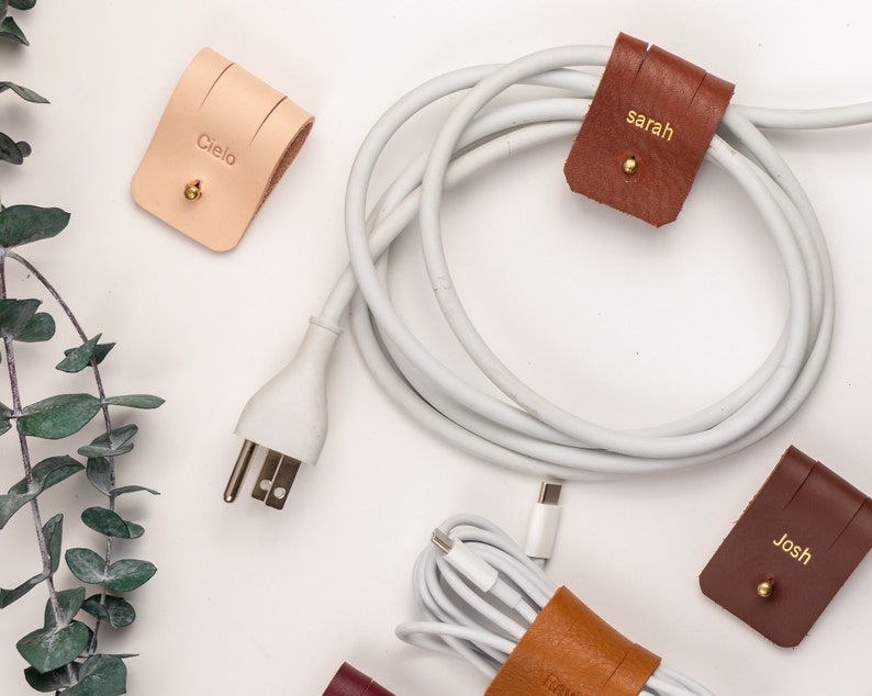 Large Cable Organizer Personalized Stocking Stuffer 3rd | Etsy