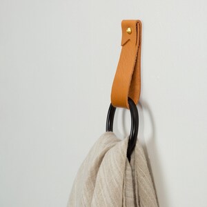 Leather Wall Hanging Strap Wall Hook Hanging Storage Home Decor Leather ...