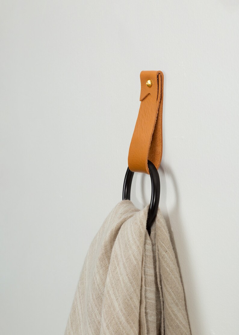 Leather Wall Hanging Strap Wall Hook Hanging Storage Home - Etsy