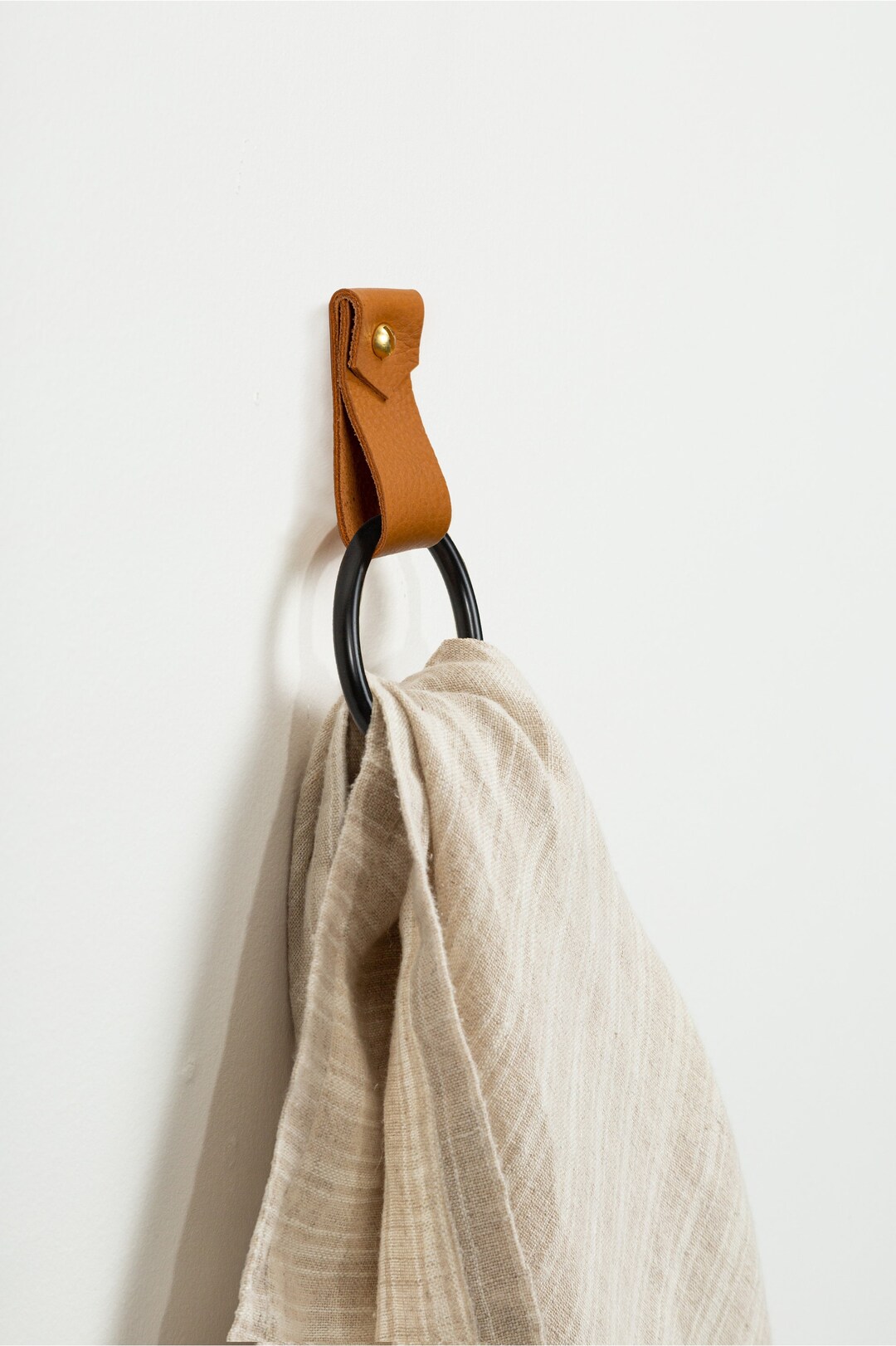Kleiner Wandbehang Wandhaken Ledertuchhaken für Schal und Schal ...