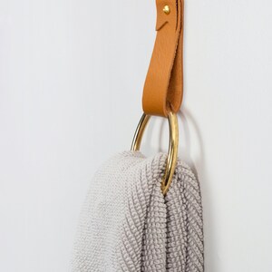 Leather Wall Hanging Strap | Wall Hook| Hanging Storage | Home Decor ...