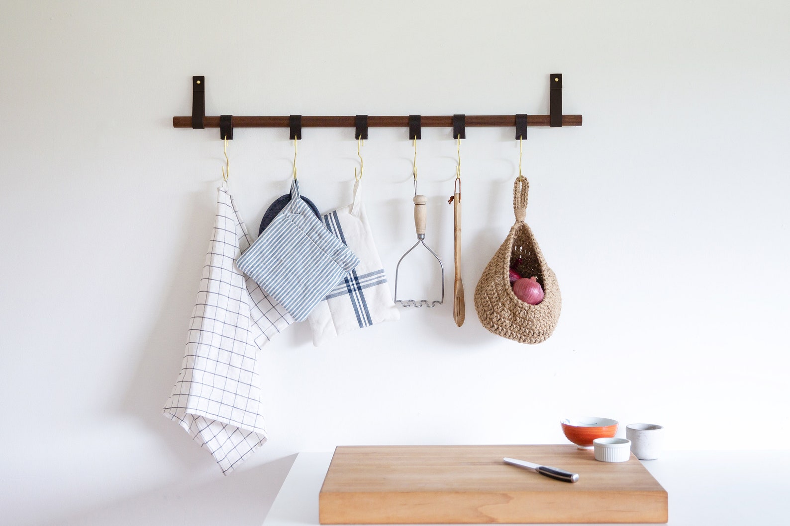 3 PACK Leather Loop With Metal Hooks Decorative Loop Over | Etsy