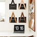 Home Office Leather File Organizer Hanging Bin Holder Wall Storage Box ...