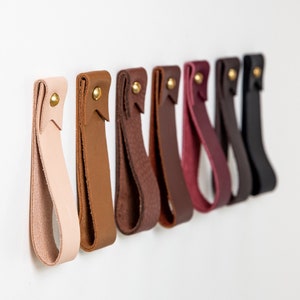 Leather Wall Hanging Strap Wall Hook Hanging Storage Home Decor Leather ...