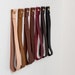 Large Round End Leather Display Strap Hanger for Bathroom - Etsy