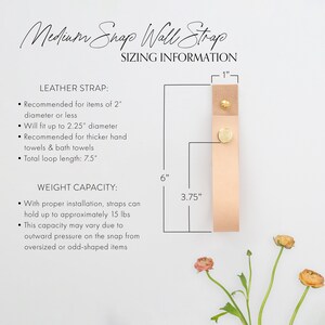 Leather Snapping Wall Hook Snap Closure - Minimal Modern Decor Design ...