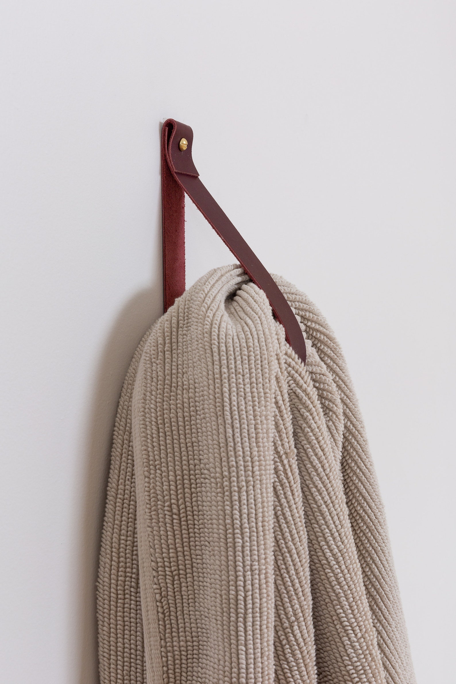 Leather Hooks for Wall Hanging Paper Towel Holder Simple - Etsy