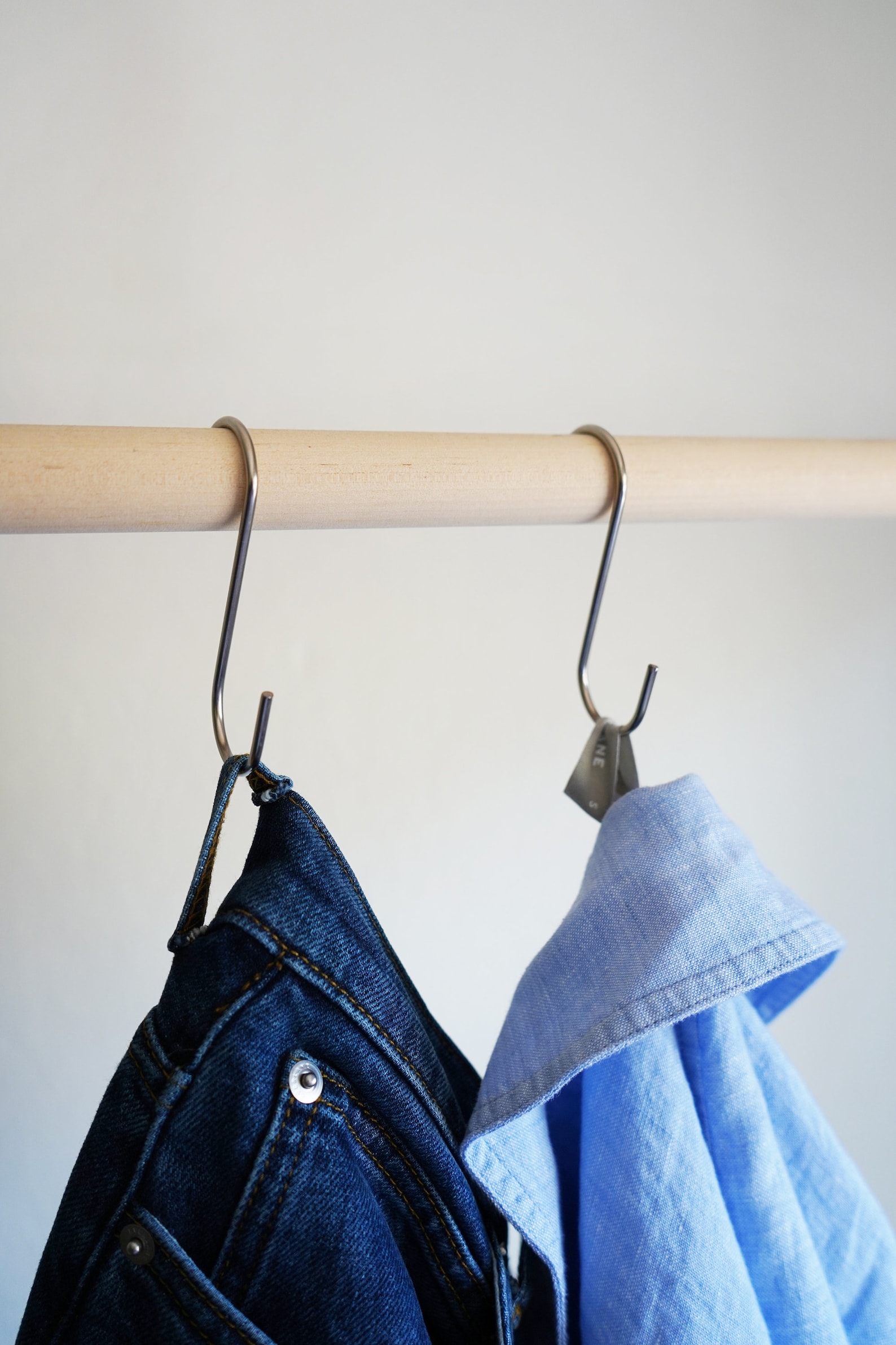 Decorative S Hook for Jeans & Pants Hanger for Clothes Closet Organizer ...