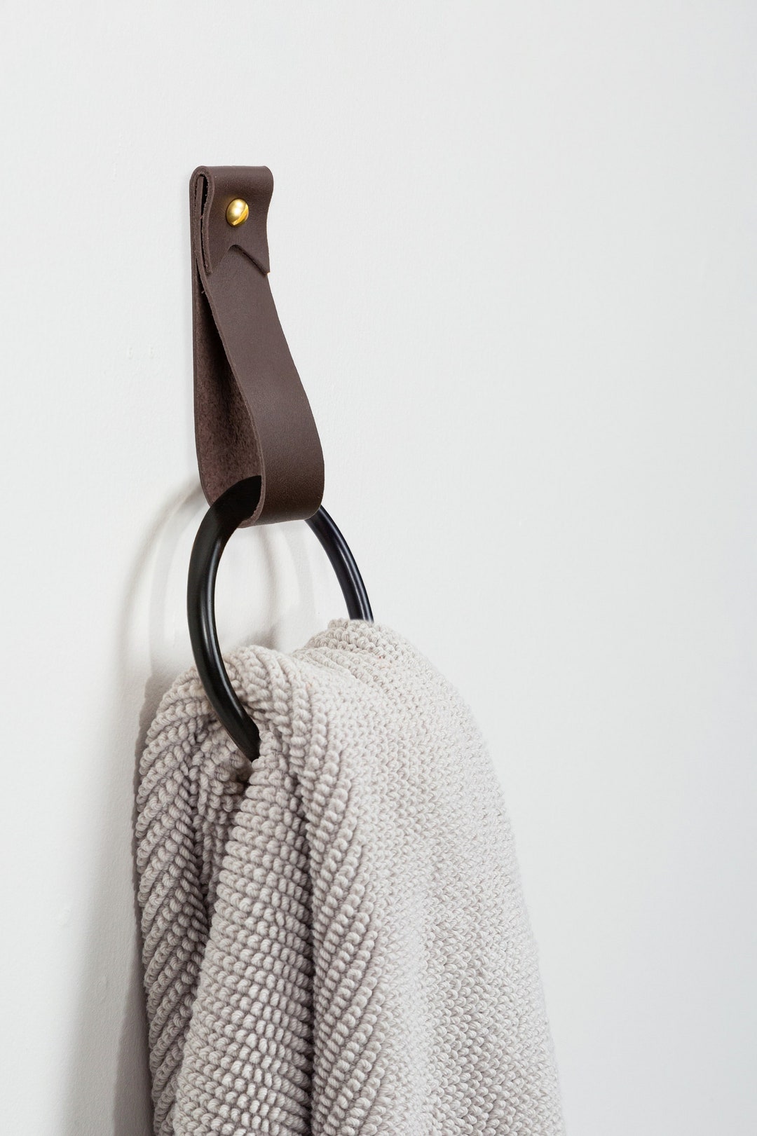 Leather Wall Hanging Strap Wall Hook Hanging Storage Home Decor Leather ...