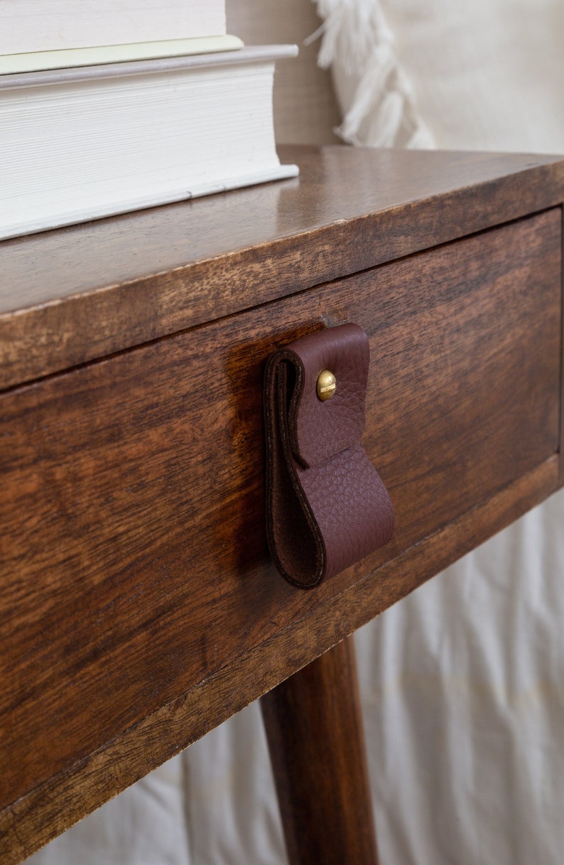 Leather Drawer Pulls for a Dresser Drawer Handles for Kitchen Cabinets ...