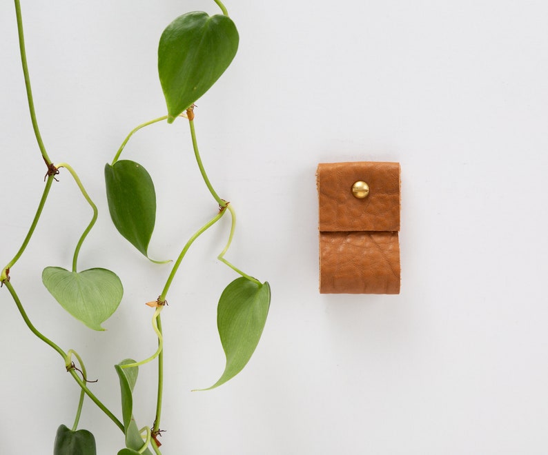 Small Wide Leather Strap Brass Hanging Strap Towel Ring Hook Loop ...