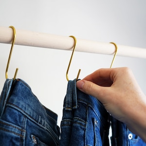 Jean Hooks With Leather Loops for Pants, Blue Jeans, Purses & Bags ...