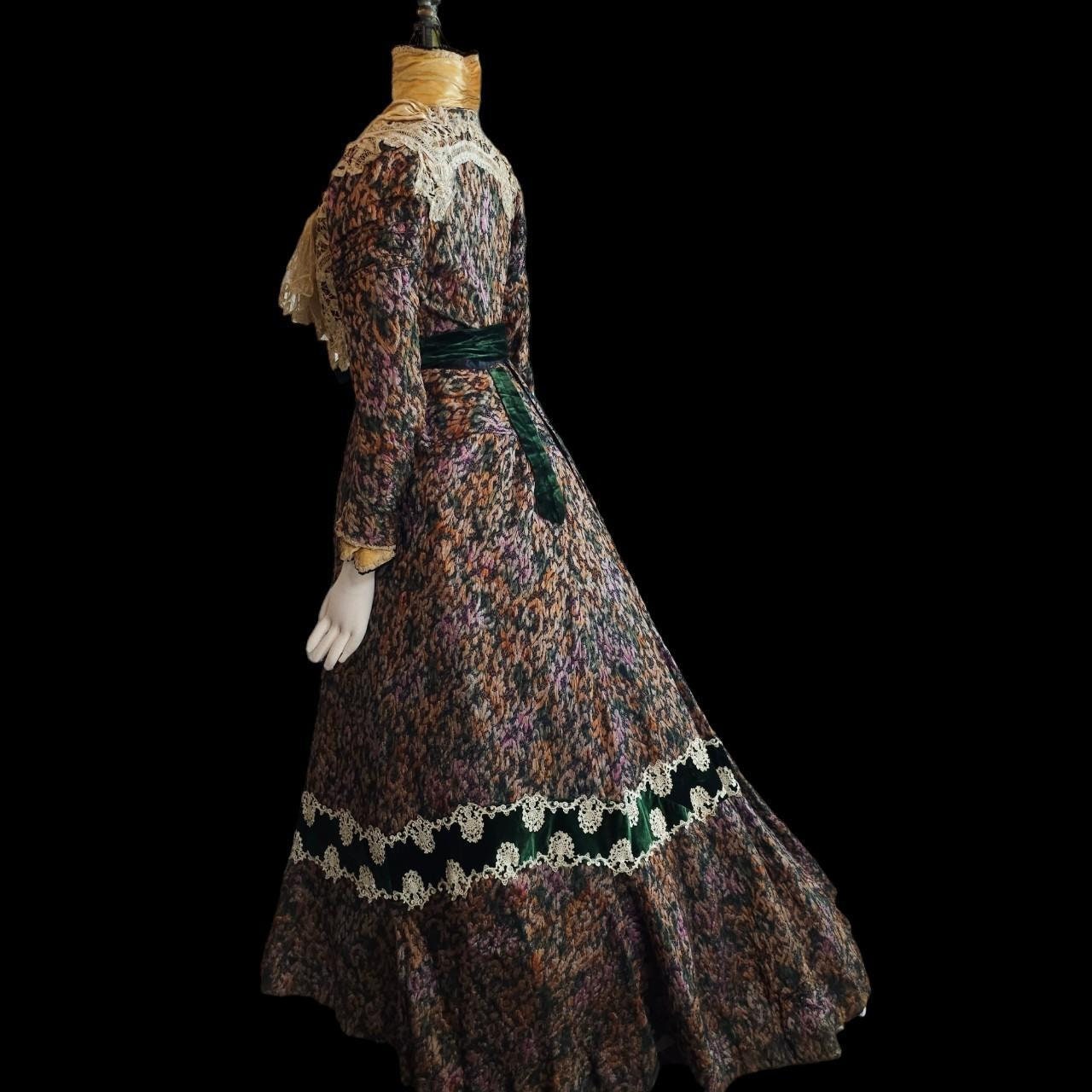 INCREDIBLE RARE Collectors Antique Gown 1800's Victorian - Etsy