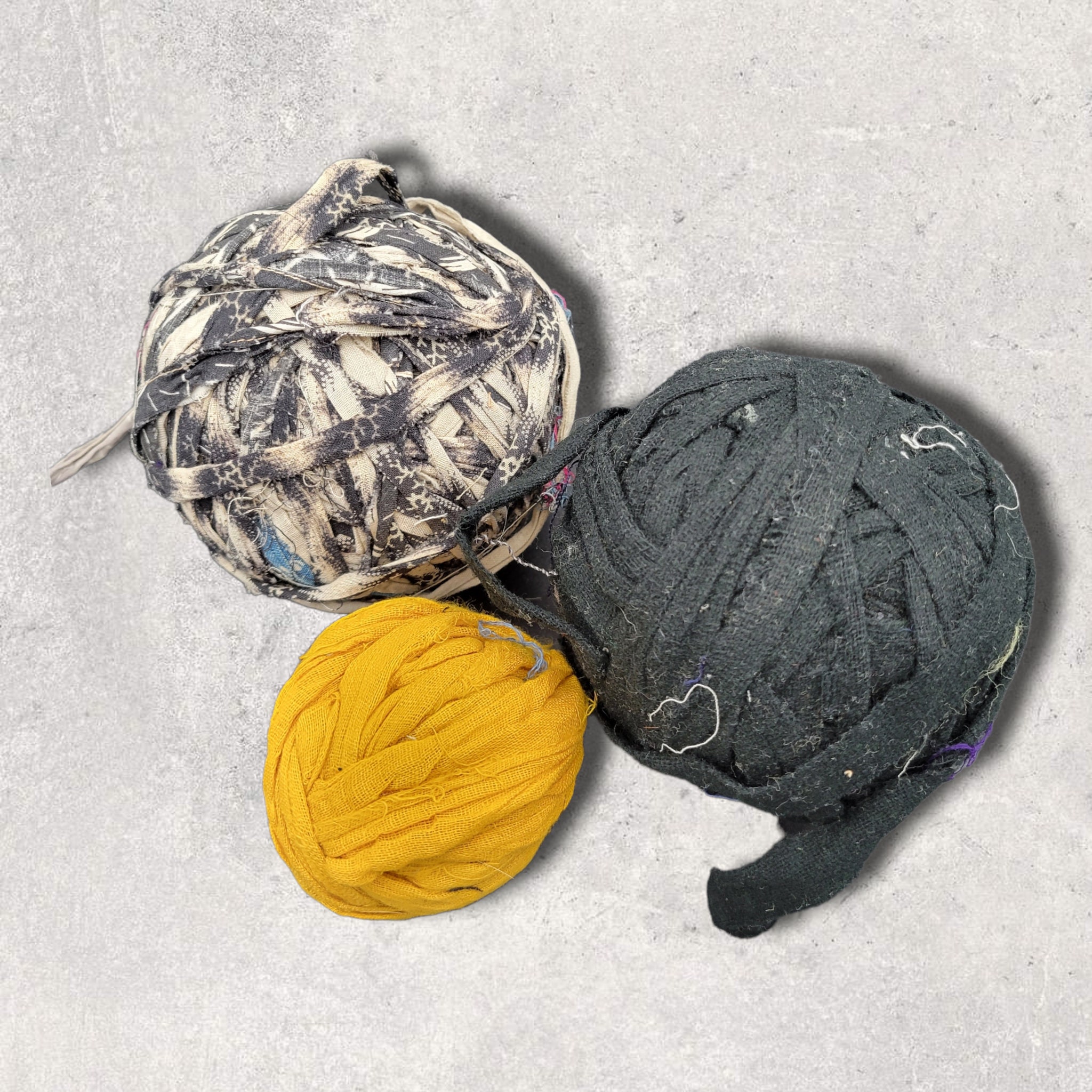 Antique Calico Rag Balls Fabric Primitive Handmade Mustard Yellow Black ...