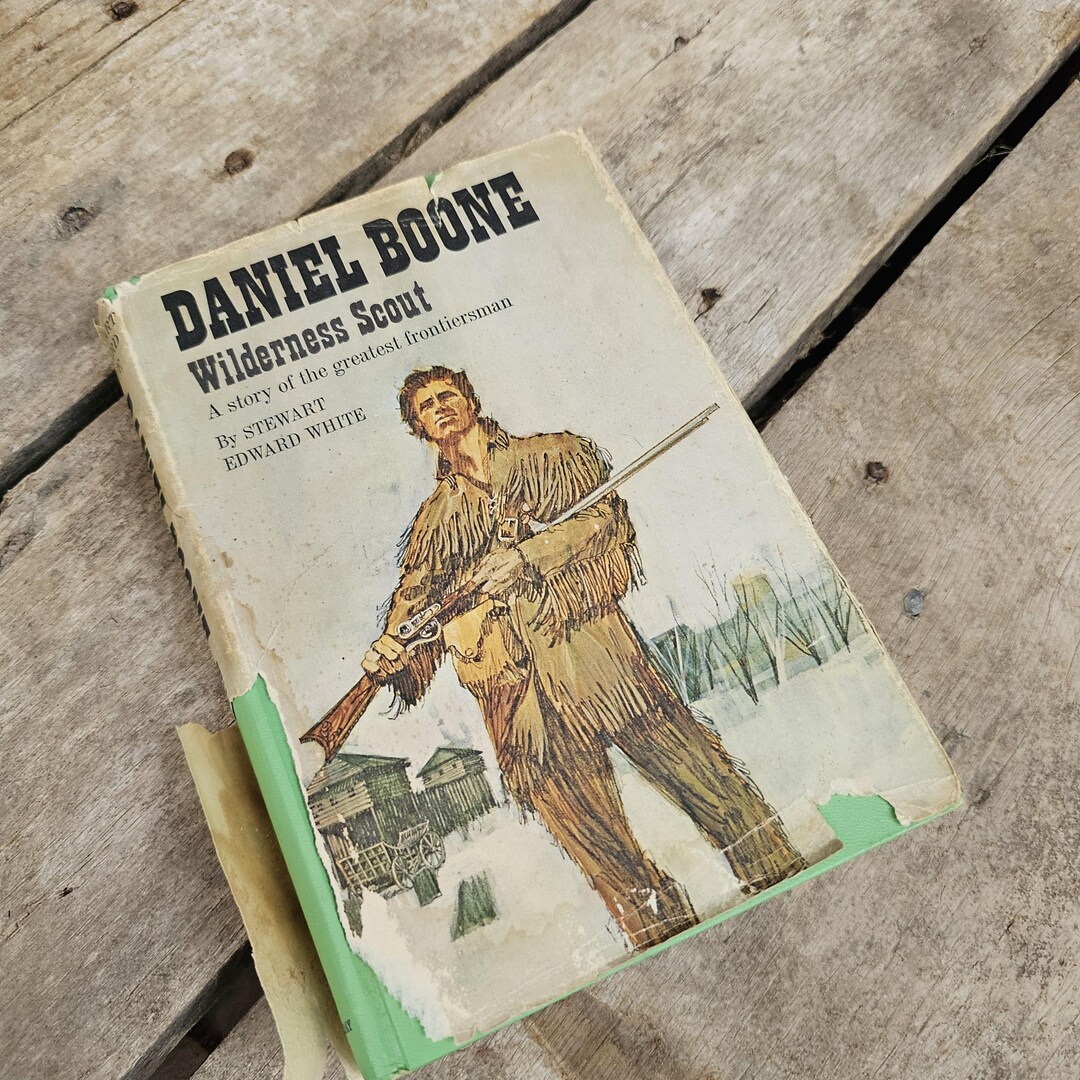 Vintage 1950s Book Daniel Boone Wilderness Scout 1957 Stewart Edward ...