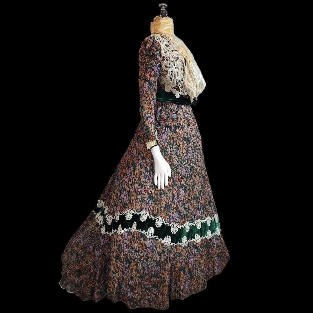 INCREDIBLE RARE Collectors Antique Gown 1800's Victorian - Etsy