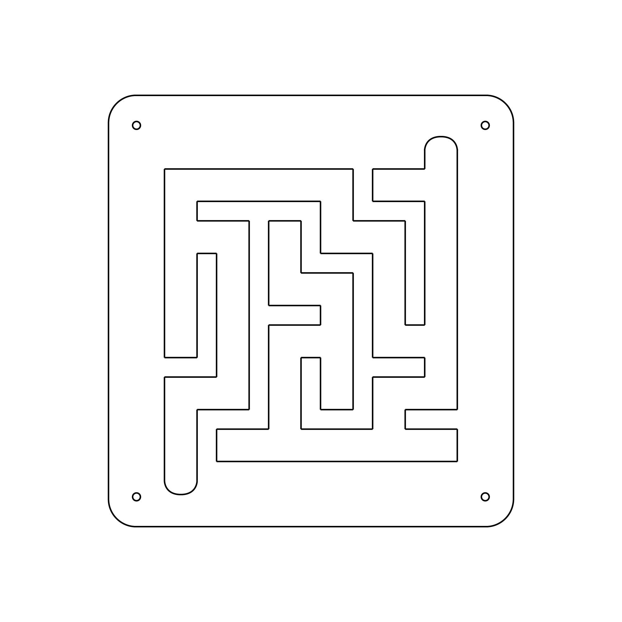 Mini Ball Maze - Svg+pdf+eps+dxf Laser Cut Files - INSTANT DOWNLOAD - Etsy