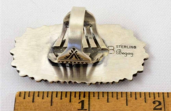 Ben Begay Sleeping Beauty Turquoise Ring 5 Stone Clus… - Gem