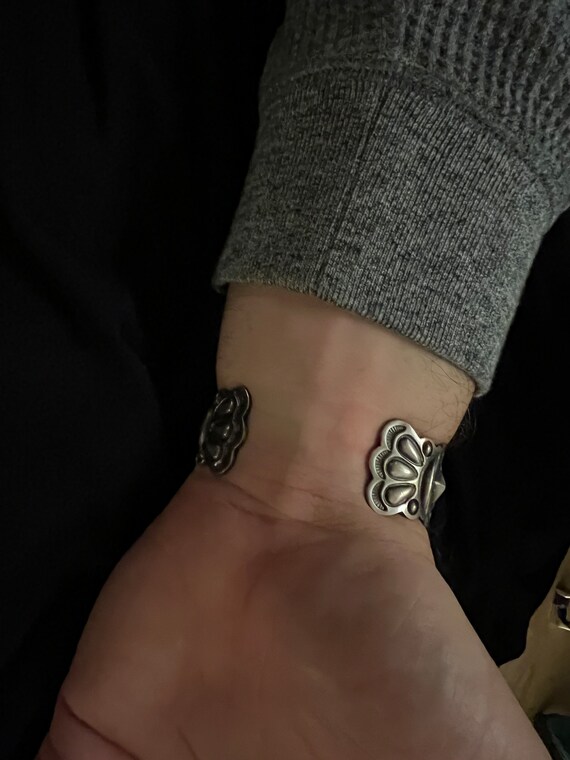 Bold Navajo Silver Bump Out Cuff Bracelet, Southweste… - Gem