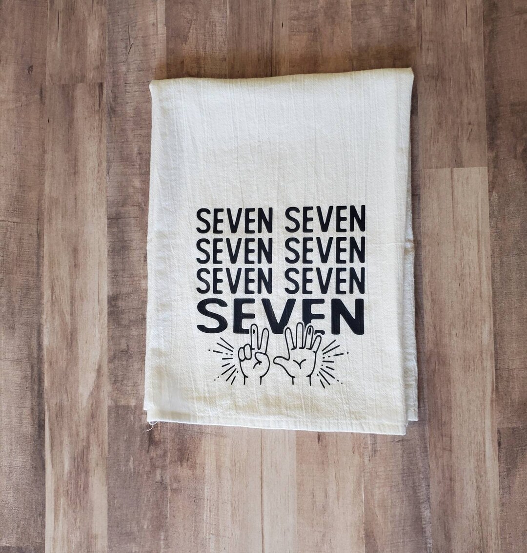 Friends Themed/dish Towel/seven Seven Towel Funny Kitchen Decor Towels ...