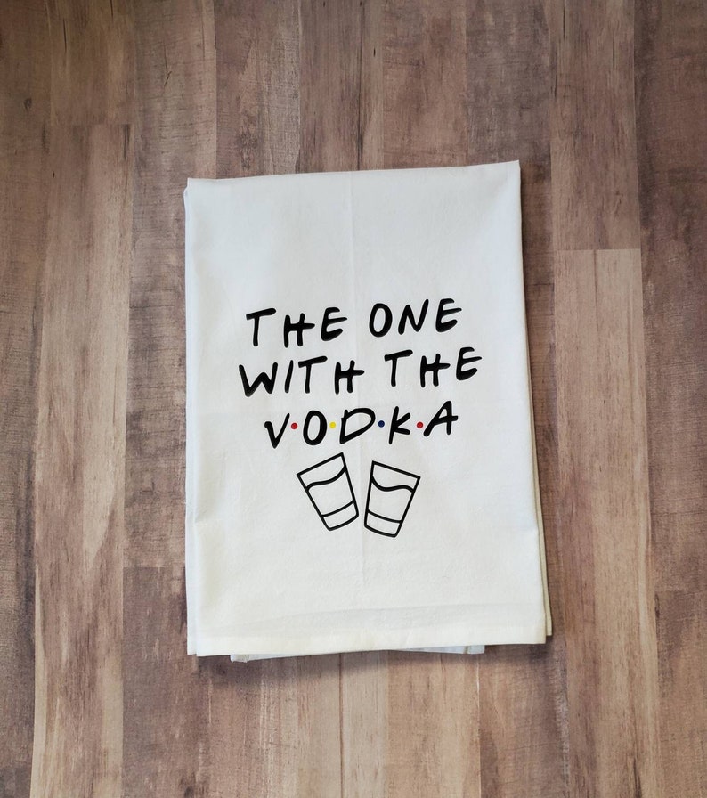 Vodka Gifts/vodka is Just Fun Water/funny Dish Towels/funny - Etsy