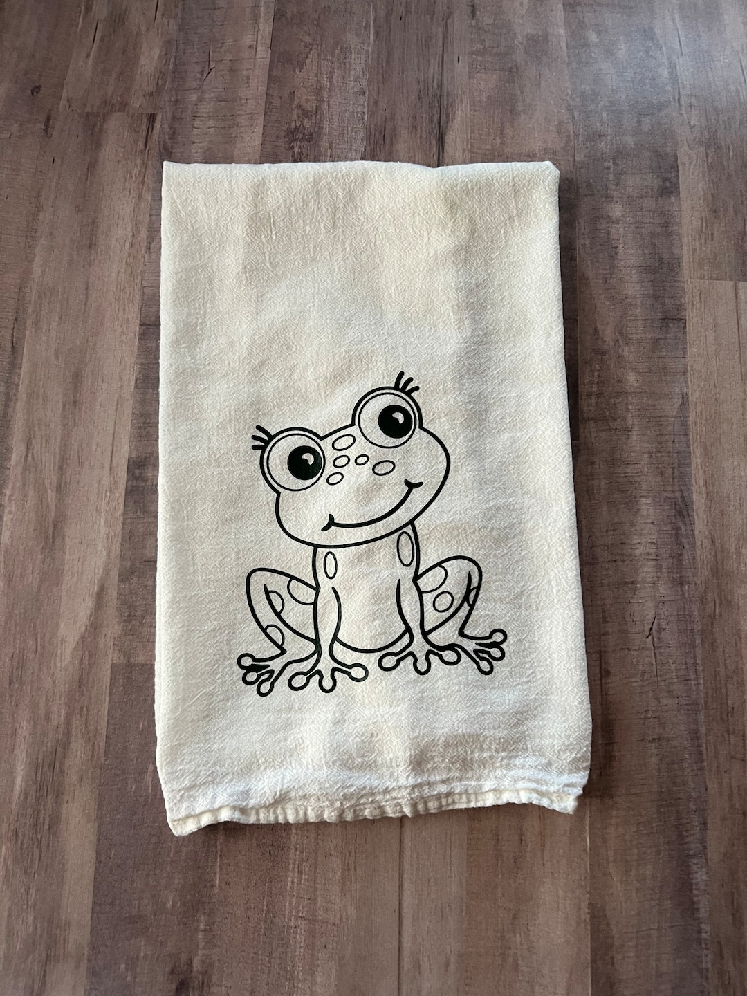 Frog Themed Dish Towels Frog Lover Gifts Frog Kitchen Towels Cute ...