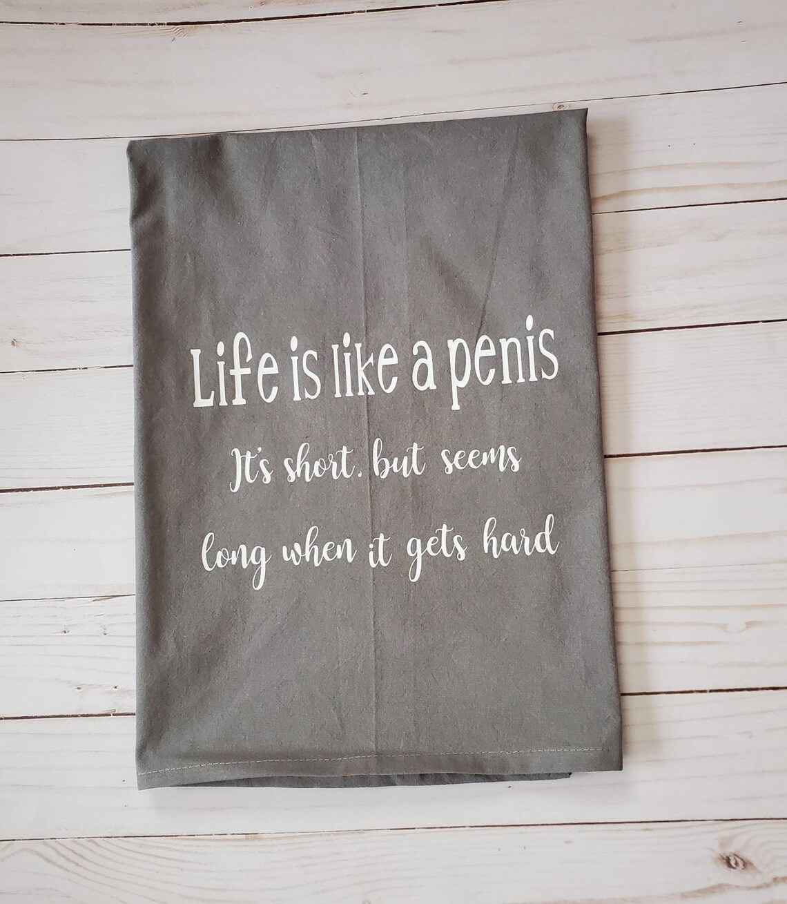 Funny Kitchen Towel: Adult Humor Gift, Inappropriate Saying - Etsy