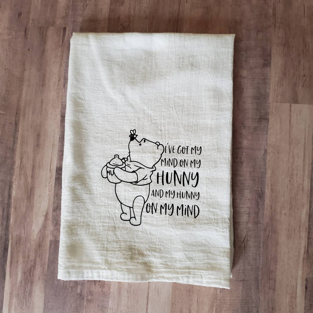Winnie the Pooh Dish Towel, 'hunny' Kitchen Decor - Etsy