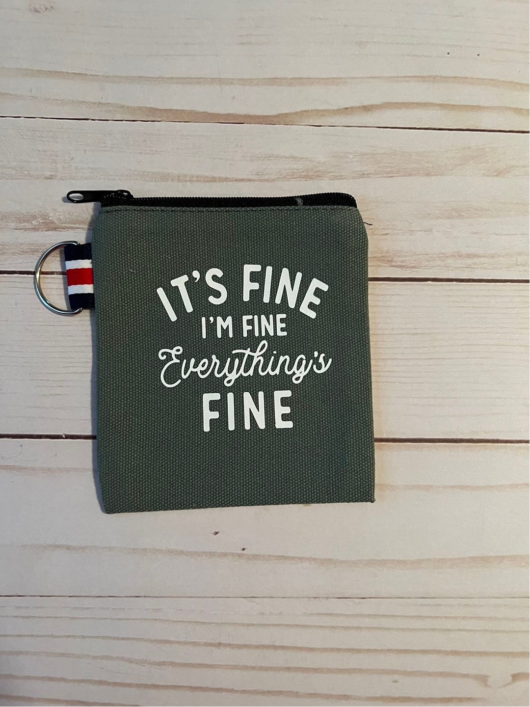Sarcastic Canvas Coin Purse: Funny Adult Gift With Keychain - Etsy