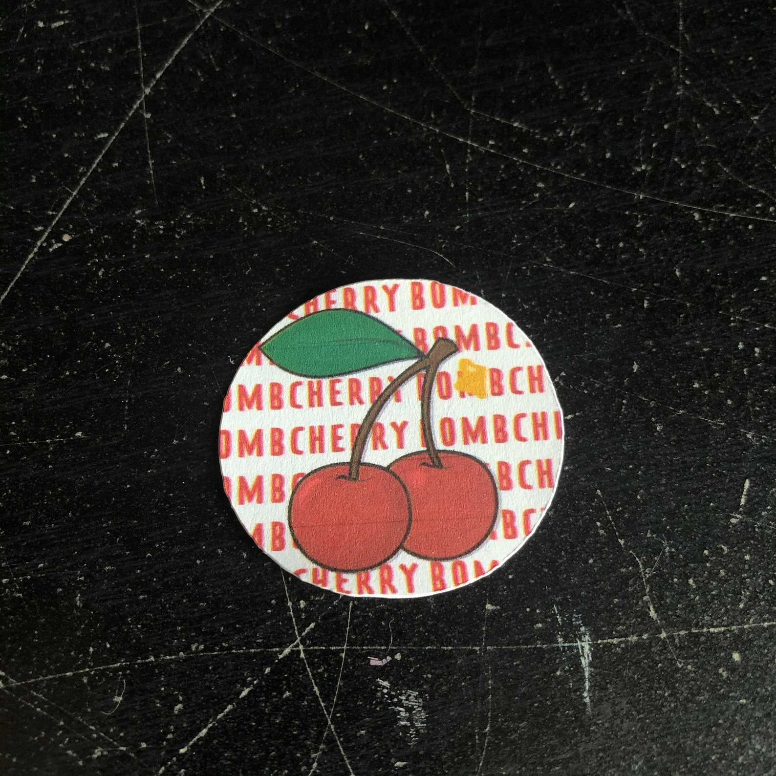 Cherry Bomb Fruit MINI Sticker WATERPROOF - Etsy