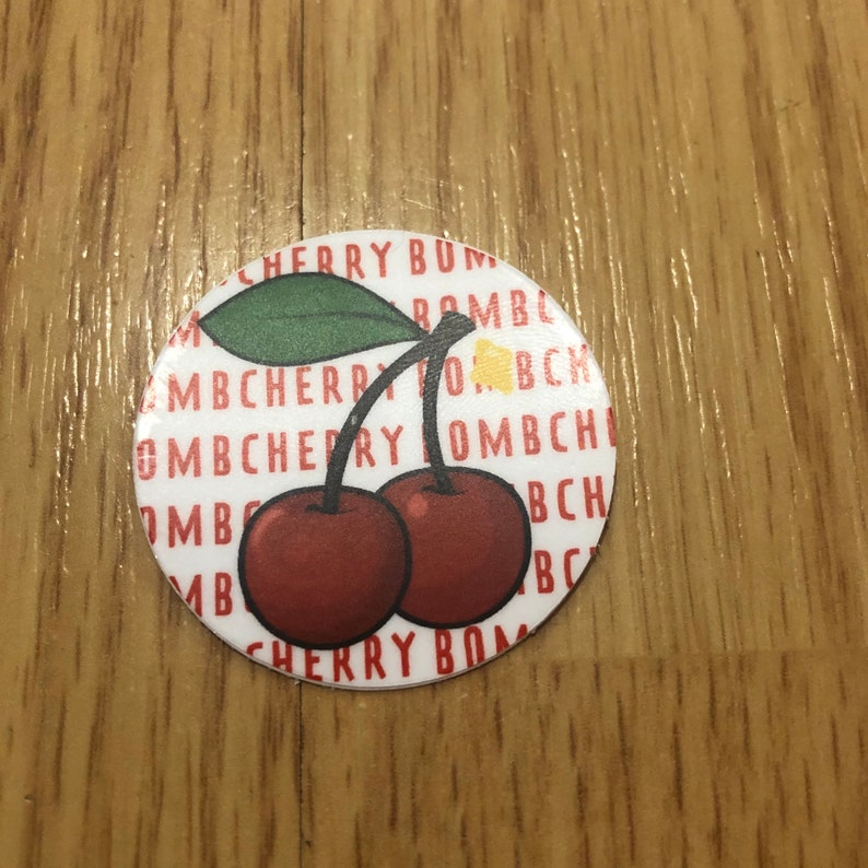 Cherry Bomb Fruit MINI Sticker WATERPROOF - Etsy