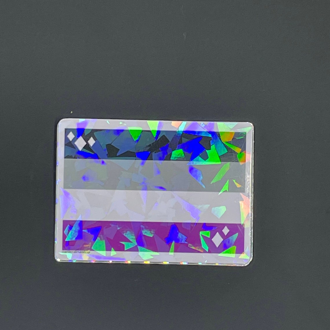 Asexual Flag Sticker Holographic Pride Sticker - Etsy