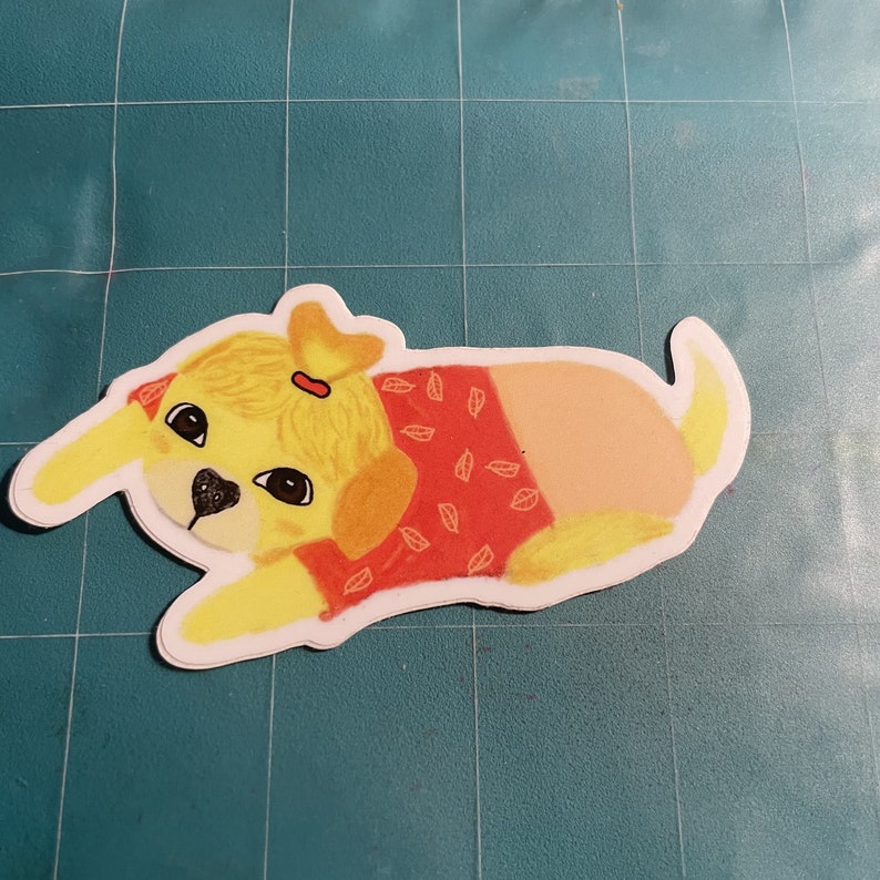 DISCONTINUING Animal Crossing Isabelle Sticker WATERPROOF - Etsy