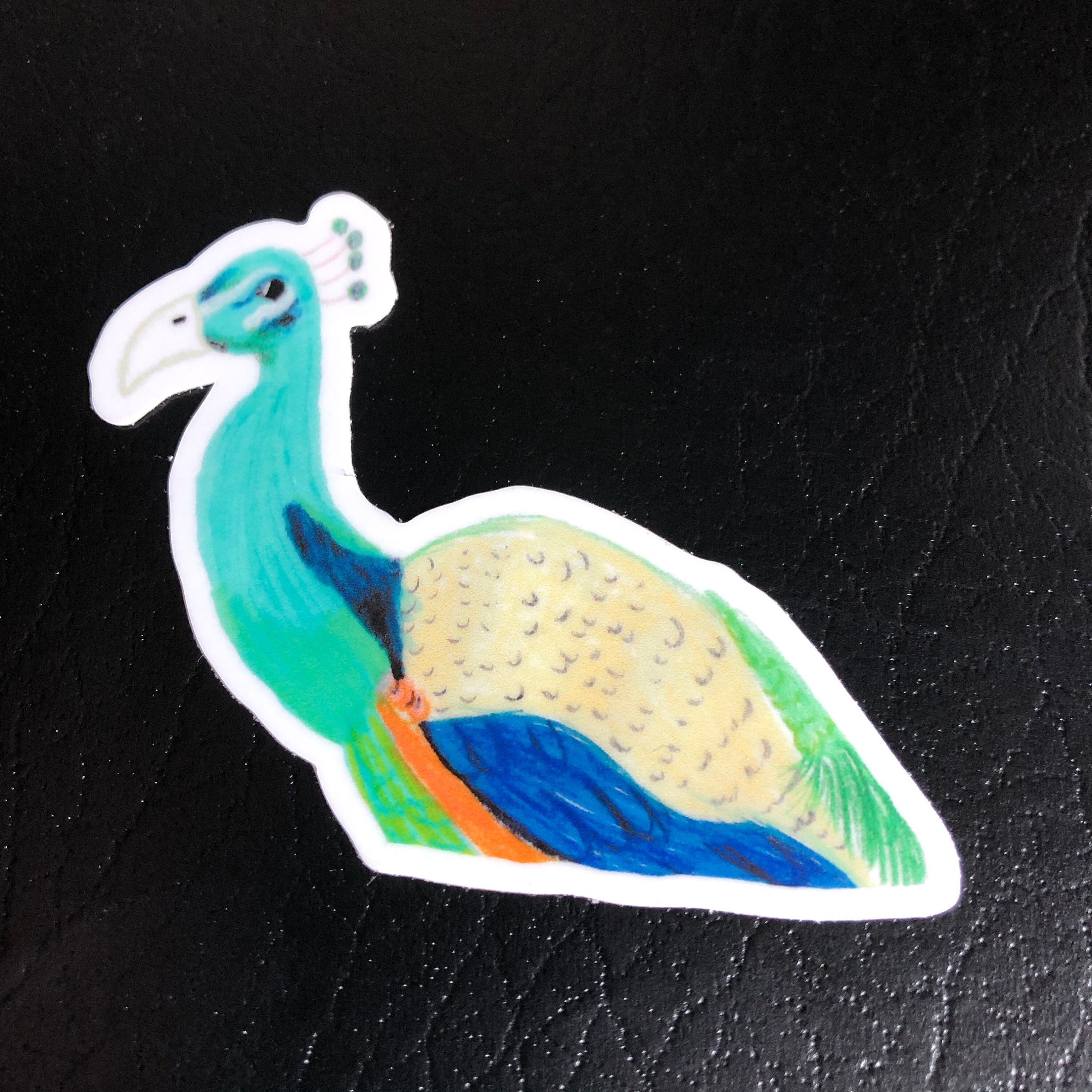Peacock Sticker WATERPROOF - Etsy