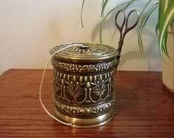 Antique String Box - Etsy