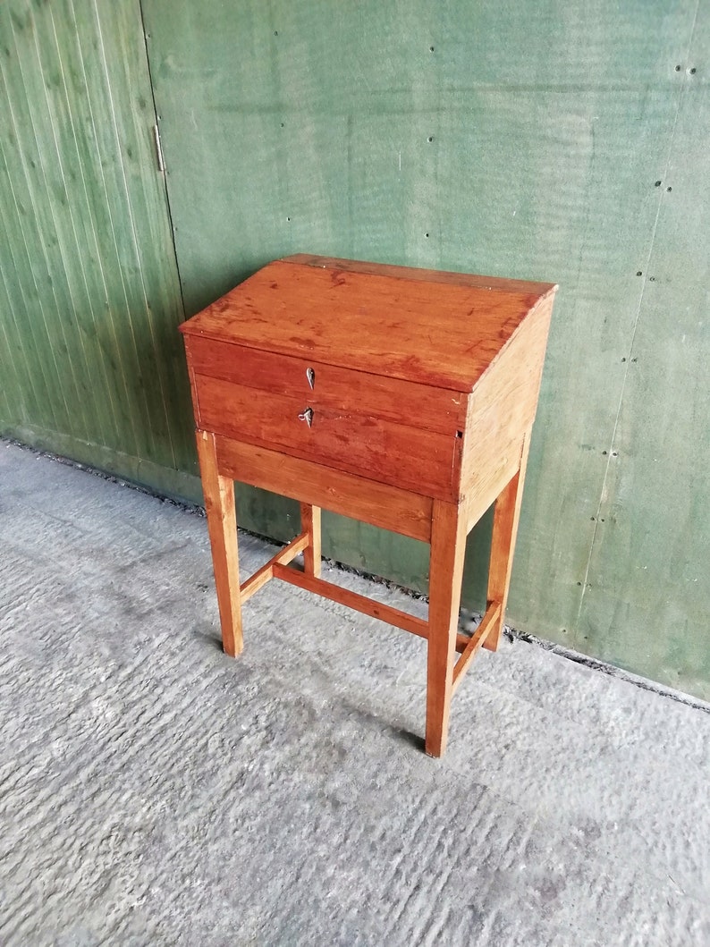 Antique 19thC Scribes desk Antique Pine and Oak scribes desk | Etsy
