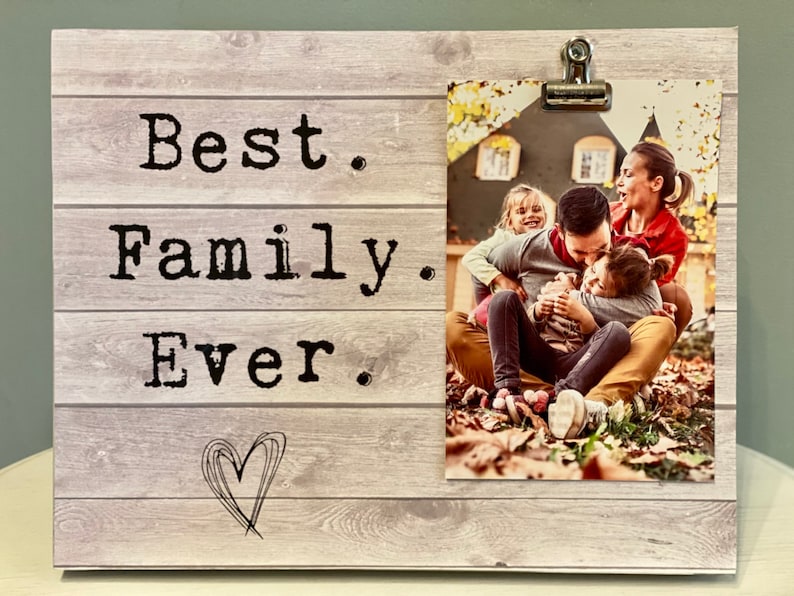Best Family Ever Picture Frame Personalized/Customized | Etsy