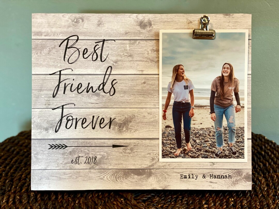 Best Friend Gift Frame | Custom/personalized Picture Frame for Friend ...