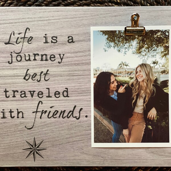 Life is a Journey Picture Frame - Etsy